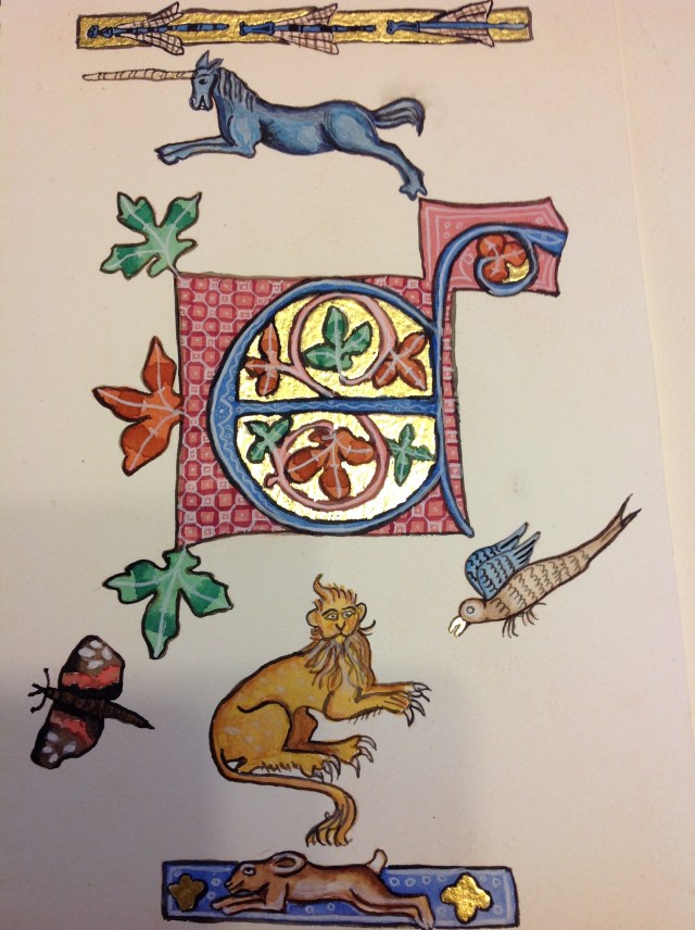 Creating a gold illumination with gum ammoniac | Happening History